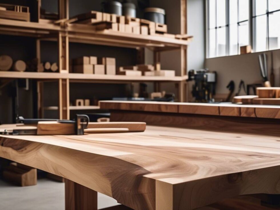 Jak własnoręcznie stworzyć stół z plastra drewna? - KlikInterior.pl